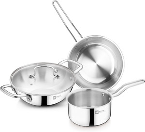 BERGNER BE Bergner Essentials Triply Stainless Steel 4 Pcs Induction ...