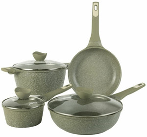 CaROTE Non Stick Set Combo, Induction Cookware Set,24Pan+16Saucepan ...