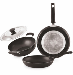 paasapahce Non stick cookware 4 Pcs set - Tawa(27cm), Fry Pan(23.5cm ...