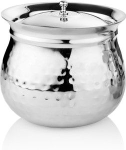 Embassy Stainless Steel Hammered French Madrasi Handi with Lid ...