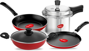 Pigeon Non-Stick Coated Cookware Set Price in India - Buy Pigeon Non ...