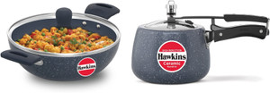 Hawkins Ceramic Nonstick Induction Bottom Non-Stick Coated Cookware Set ...
