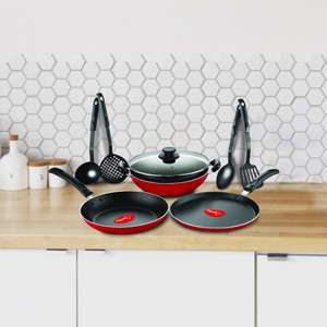 Pigeon Mio Gift Set Non-Stick Coated Cookware Set Price in India - Buy ...