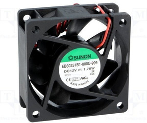 Electronic Spices SUNON Original CPU Fan EB60251B1-D000-999 12V 1.78W ...