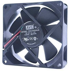 Enormity AVC C8025S24UA DC Brushless Fan 24V=0.3A Axial Cooling Fan 80* ...
