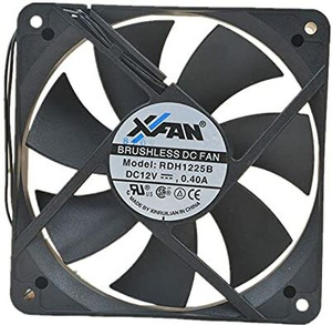 Electronic Spices 12V 120mm Fan 12V 0.40A 12025 Computer case Fan ...