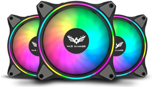 War Hammer 120mm RGB 3 Pack CPU Fans For Gaming PC Cabinet Quite ...