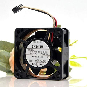 shoptron NMB 24V 60mm 2410VL-S5W-B59 0.11A 3-Wire Fanuc Plug Waterproof ...