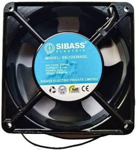 sibass Axial UPS Cooling Fan 120mm, 220 Volts AC 4 inch 2600 RPM Cooler ...