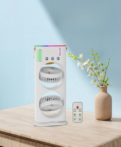 purvish Rechargeable Portable Desk Fan, Remote Control Rechargeable Air ...