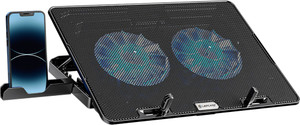 LAPCARE DCX-A101 2 Fan Ergonomic Cooling Pad with Adjustable Height ...