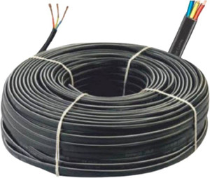 Polycab PVC 1 sqmm 3 Core 0 sq/mm Black 90 m Wire Price in India - Buy ...