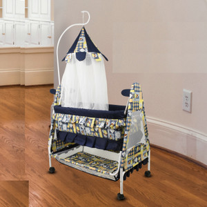 flammable Cradle for baby boy and girls. Cradle With Swing And Mosquito ...