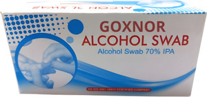 GOXNOR Alcohol swabs Pre-injection Skin Prep Contains 70% Isopropyl ...