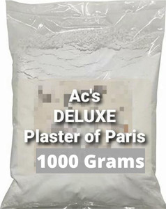 EasyCraft Gypsum Powder POP, 1 kg, Sculptures, Sancha Powder White ...