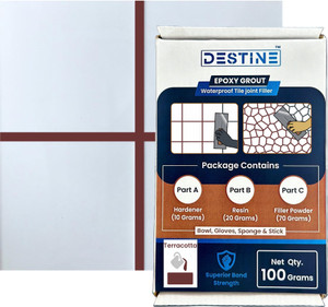 Destine Epoxy Grout for Tiles (Colour: Terracotta) | Tile Grout | Tile ...
