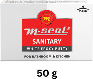 Pidilite M-Seal Sanitary White Epoxy Putty 50 g ,for Gap Filling in ...