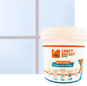 CRAFT BASKET Premium Epoxy Grout for Tiles (Colour: Steel Grey ...