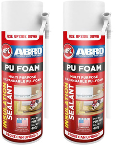 ABRO PUF-450 DIY PU Foam Sealant Spray White for Repair Bigger Wall ...