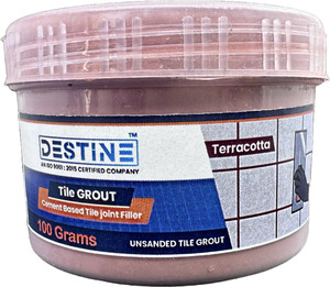 Destine Tile Grout (Colour: Terracotta) | Cement Based Tile Joint ...