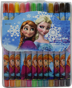 Flipkart.com | YEF Frozen 12 Rolling Crayons Twistable for Kids