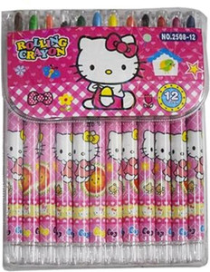 Flipkart.com | Asera Hello Kitty Rolling Crayons Colours for Kids ...