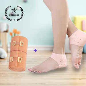 RAPIDFIT CREPE BANDAGE 8CM X4MTR WITH ANTI CRACK HEEL SET Crepe Bandage ...