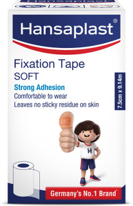HANSAPLAST Soft Fixation Tape for Wound Dressing | 7.5cm | Strong ...