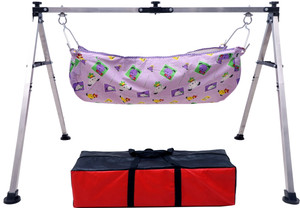SwingMART Ultra Foldable SS Cradle/Crib/Ghodiya/Palna with Cotton ...