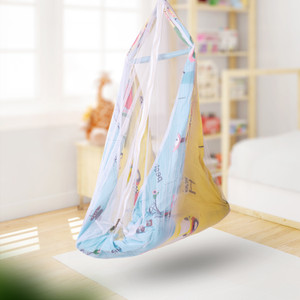 baybee Cotton Hanging Sleep Swing Cradle for Baby with Net and ...