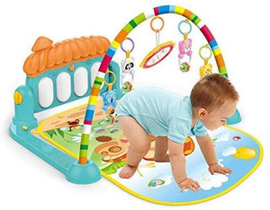 MGKENTERPRISE Baby Piano Play Gym Kick & Play Deluxe Funny Baby ...