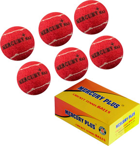 Mercury Plus Heavy Weight Cricket Rubber Tennis Balls Standard Bail ...