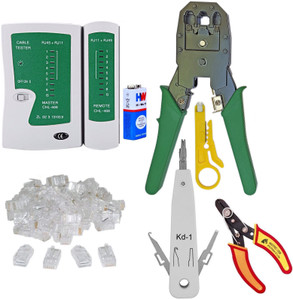 DUMDAAR 3in1 Modular Crimping tool Krone kd 1 tool Lan Cable Tester ...