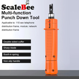 SCALEBEE Impact Punching Tool Network Wire Cable CAT5E CAT6 RJ45 RJ11 ...