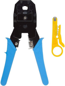 Flukey telecom Dual Modular Network RJ45 RJ11 RJ12 Crimping Tool (3 in ...