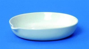 SILICOANDCHEMIC Evaporating Dish, Flat Bottom, Shallow Form Crucible ...