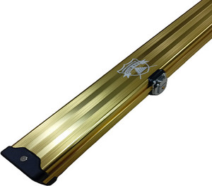CLUB 147 Metal cue case with key lock system GOLDEN CUE CASE Billiards ...