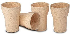 Plab Pottery EcoCup Elite: Eco Friendly Glasses | Set of 4 in gift box ...