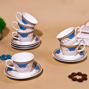 U.P.C. Pack of 12 Ceramic Premium Cup Set Or Tea Cups, Cup Plate Tea ...