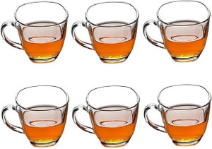 CHIKA Pack of 18 Glass GREEN TEA CUP Price in India - Buy CHIKA Pack of ...