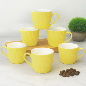 U.P.C. Pack of 6 Ceramic Premium Cup Set, Tea Cup Set, Tea Set Or ...