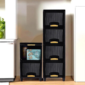 fullstar Foldable Plastic Cupboard for Storage Set of 6 | Plastic Racks ...