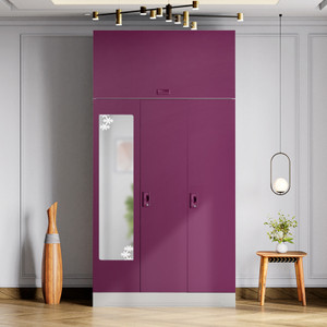 Godrej Interio Slimline 3 Door with Locker, Overhead Unit and Star ...