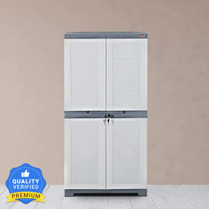 Cello Cello Novelty Big Color White and grey Plastic Cupboard Price in ...