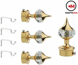 Craftsman Gold, Yellow Rod Rail Bracket Metal Price in India - Buy ...