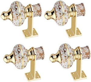 ashh White, Gold Rod Rail Bracket Metal Price in India - Buy ashh White ...