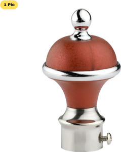 ZAPEX Brown Rod Rail Bracket, Curtain Knobs Metal Price in India - Buy ...