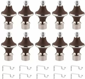 swing Brown Rod Rail Bracket, Curtain Knobs Metal Price in India - Buy ...