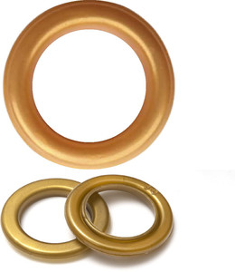 uniquella curtain rings gold hook rings door window curtains eyelet ...