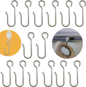 DESIRED DECOR Stainless Steel Curtain Track & Drape Wire Hooks For ...